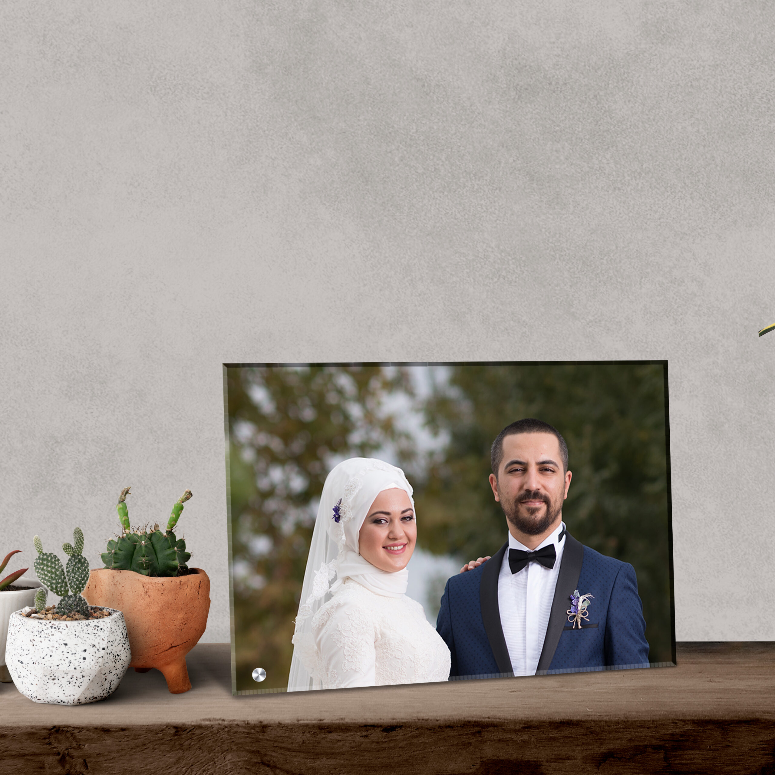 Acrylic Photo Stand Square - Prints India